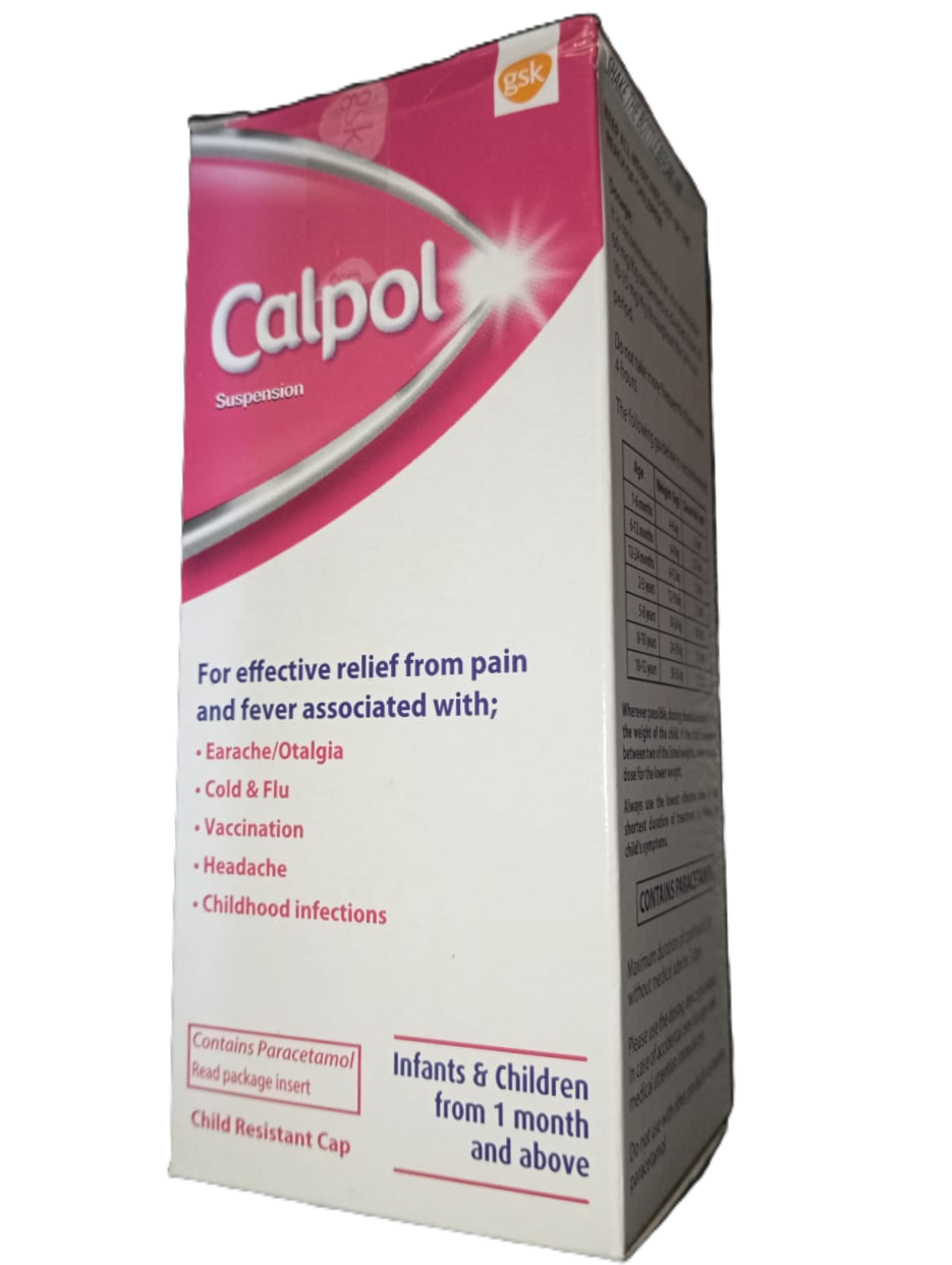 Calpol susp. 100ml - Supreme Pharmacy